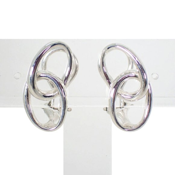 Tiffany & Co. | Jewelry | Tiffany 925 Elsa Peretti Double Loop Earrings ...